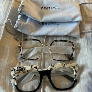 Accessories | 2 Pairs Of Zeelool Frames | Poshmark